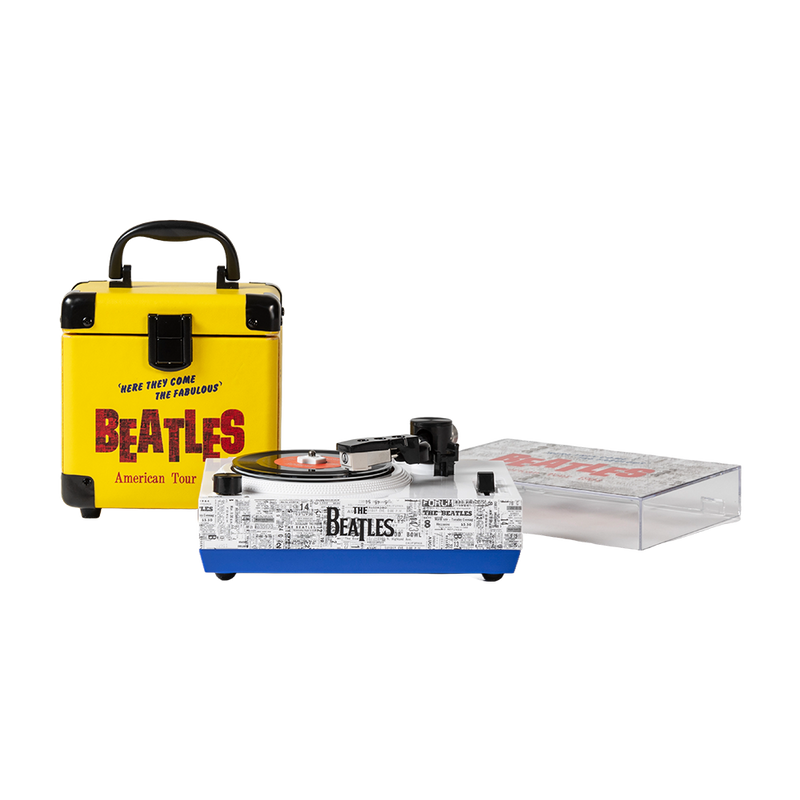 The Beatles x Crosley 3" Bluetooth Turntable Player with Carrying Case ...