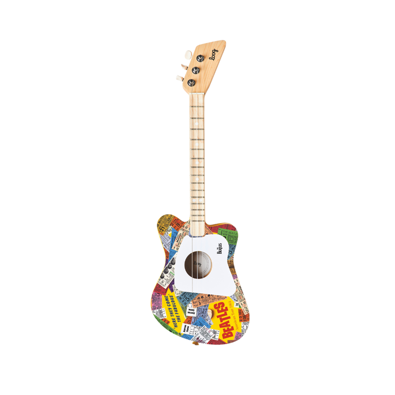 Beatles x Loog Mini Acoustic Guitar - First American Tour - The Beatles ...