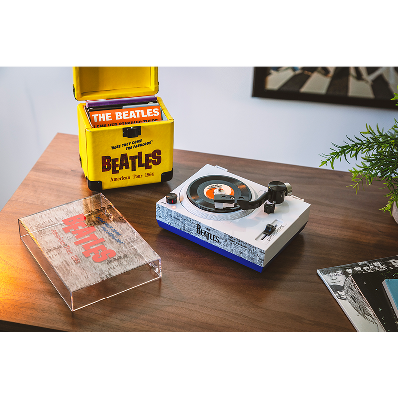 The Beatles x Crosley 3" Bluetooth Turntable Player with Carrying Case ...