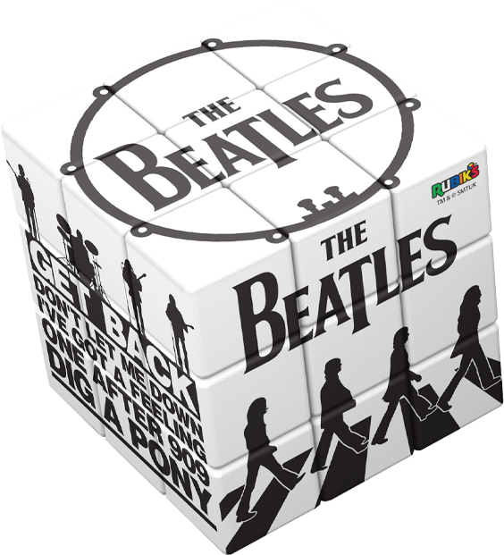 The Beatles x Rubik's: Apple Edition 3" x 3" Cube - The Beatles ...