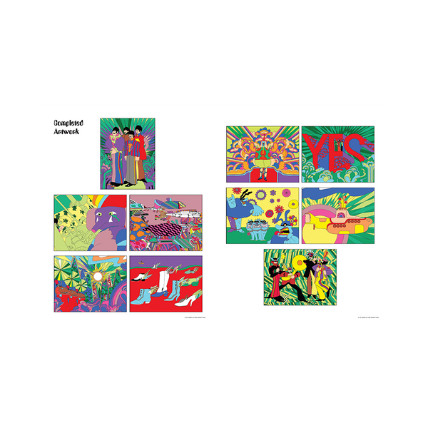 The Beatles x Insight Editions Yellow Submarine Color By Numbers - The ...