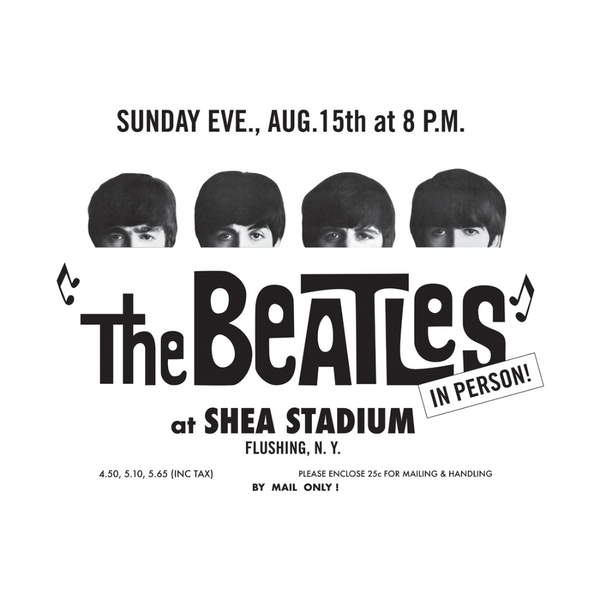 Shea Stadium Anniversary Poster - The Beatles Official Store