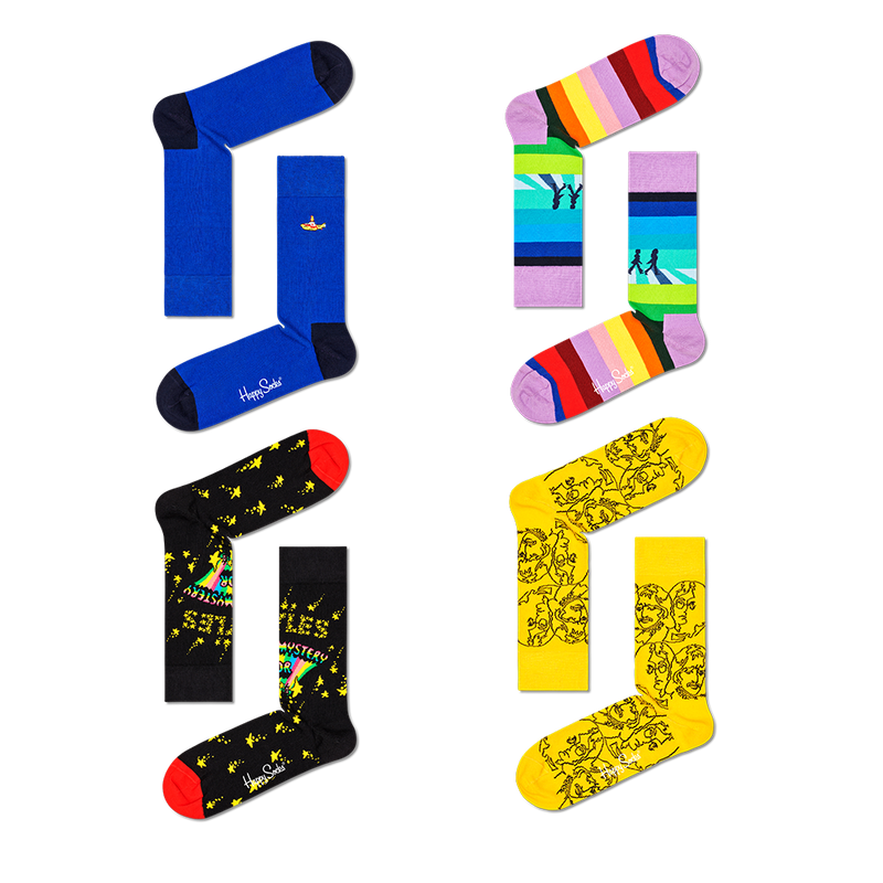 The Beatles x Happy Socks Collector’s 24-Pack Gift Set - The Beatles ...