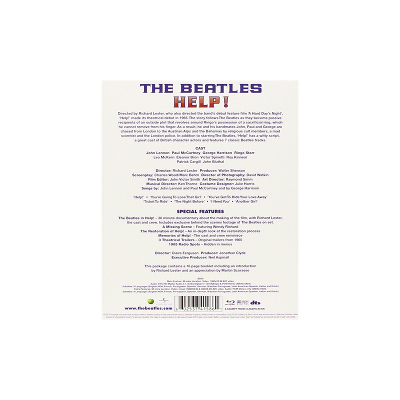 Help! Blu-Ray - The Beatles Official Store